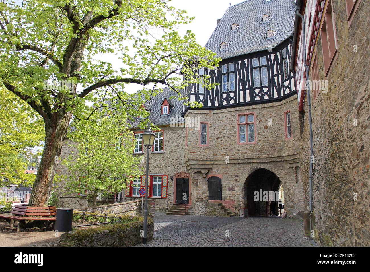Old town of Idstein in Germany Stock Photo - Alamy