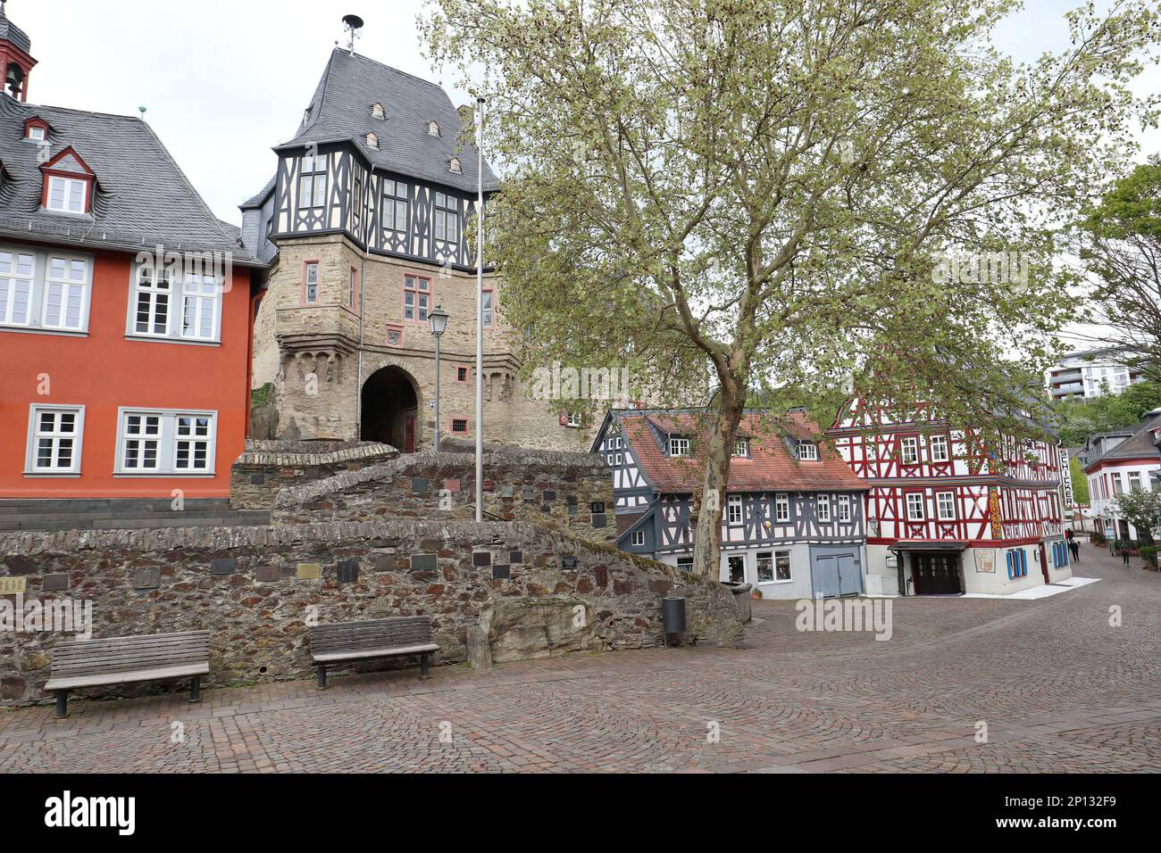Old town of Idstein in Germany Stock Photo - Alamy