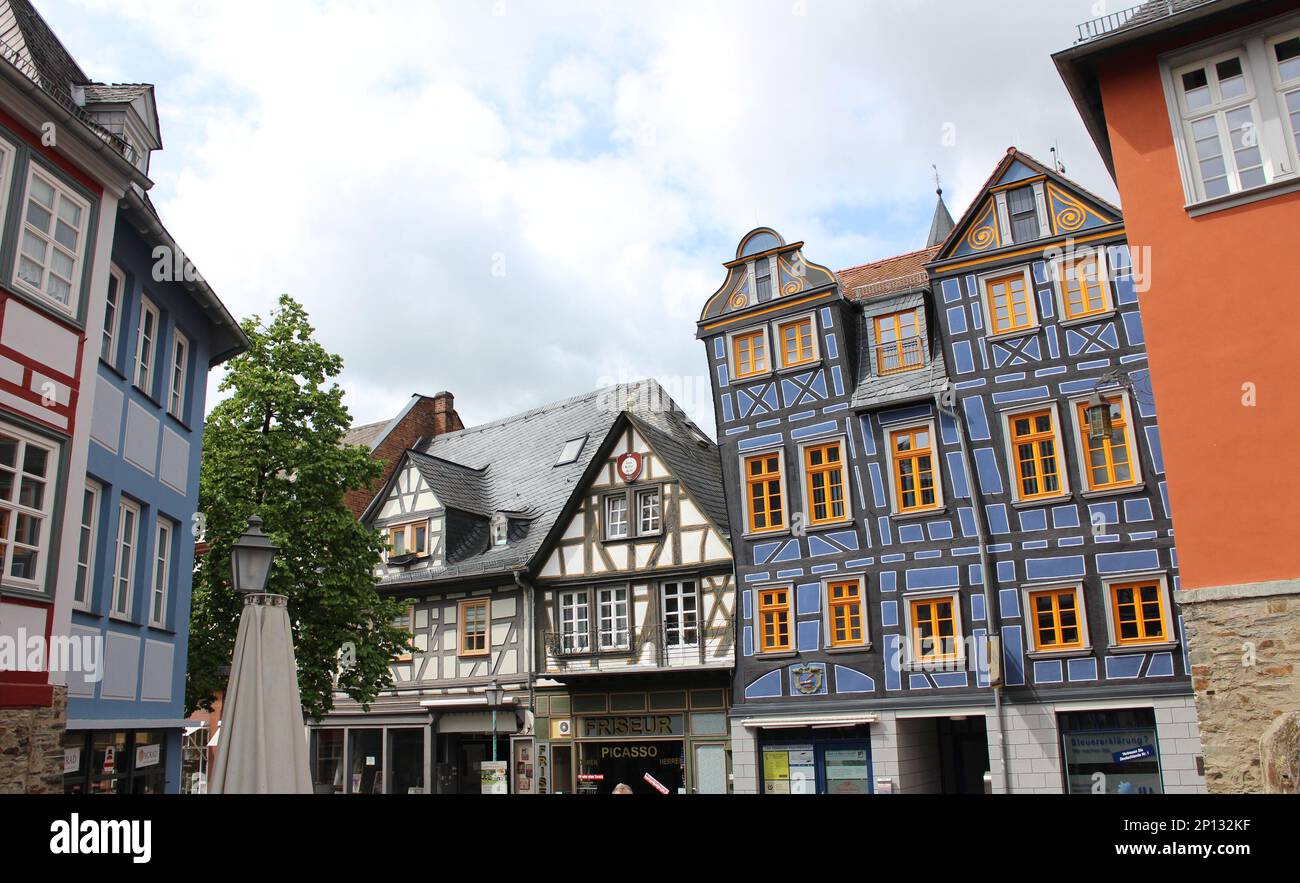 Old town of Idstein in Germany Stock Photo - Alamy