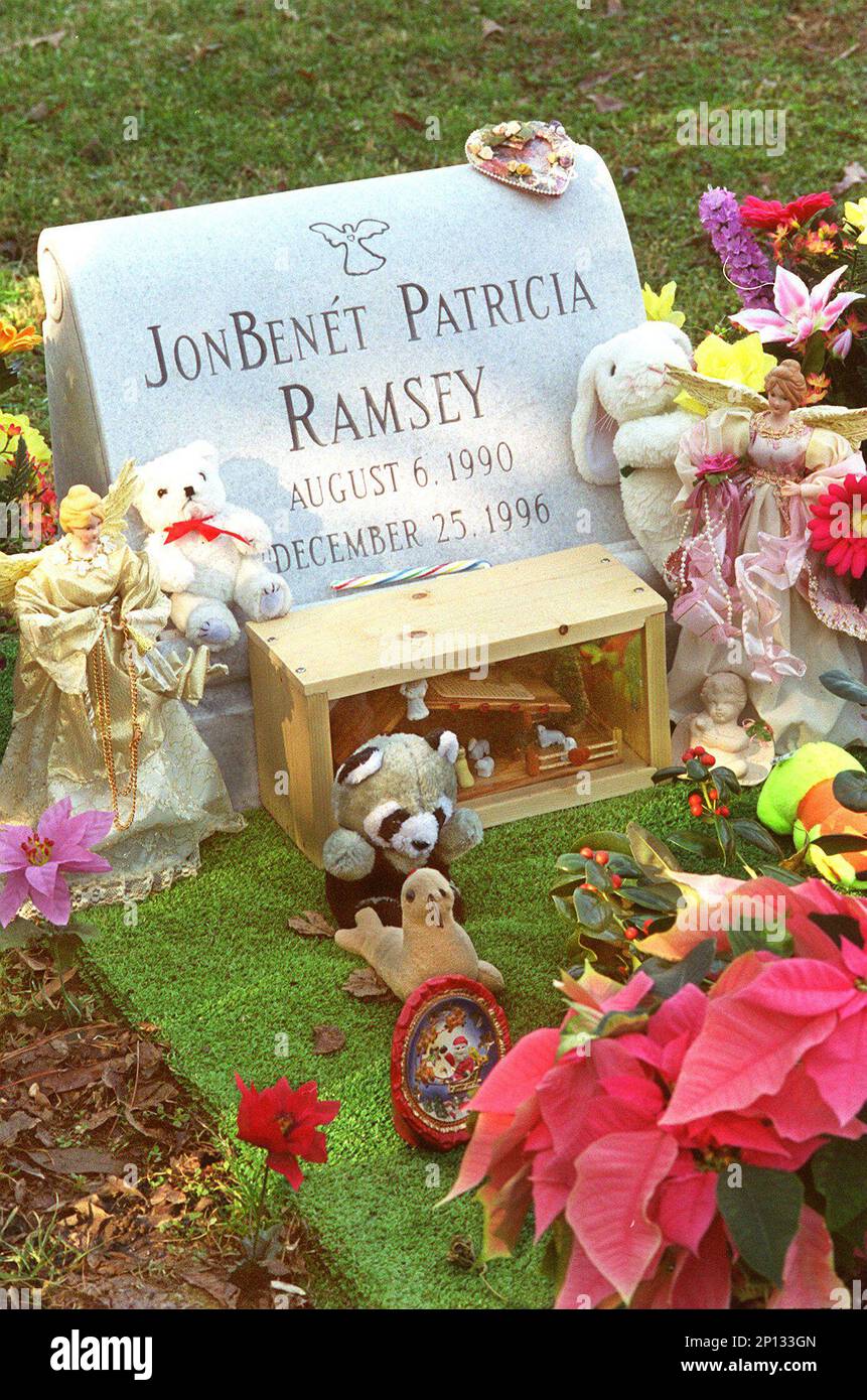 The grave-site of JonBenet Ramsey had a few visitors in Marietta, Ga ...