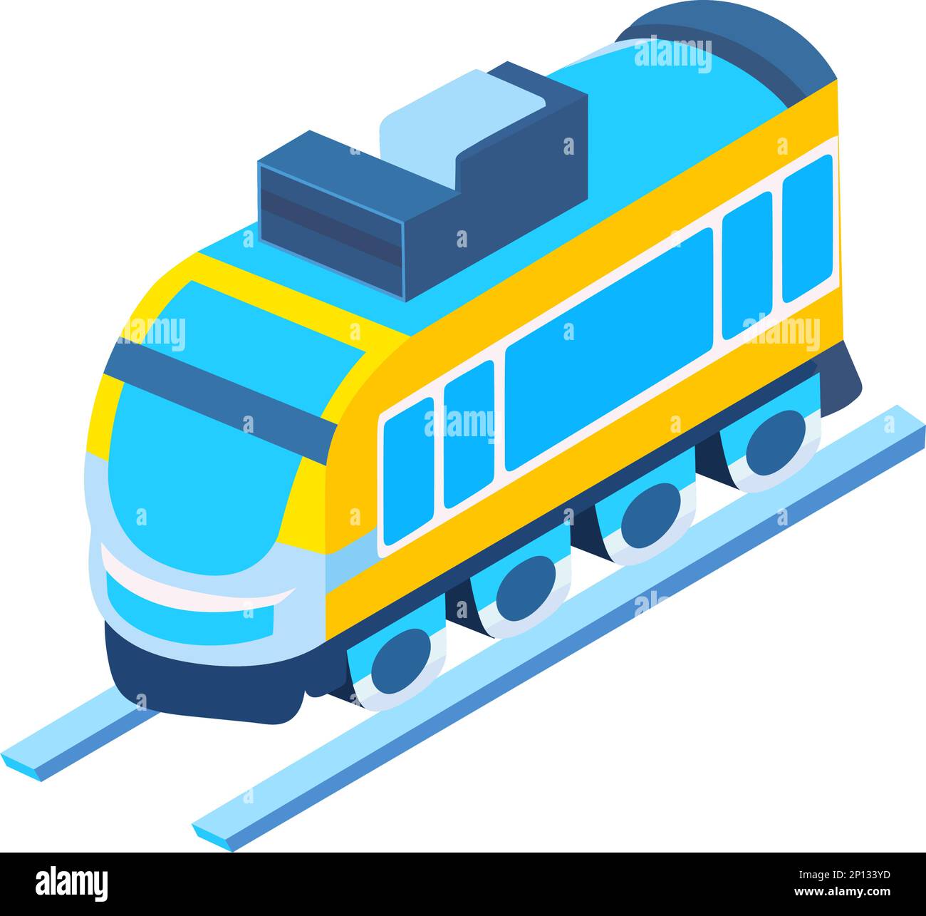 train in rails kids toy Stock Vector Image & Art - Alamy