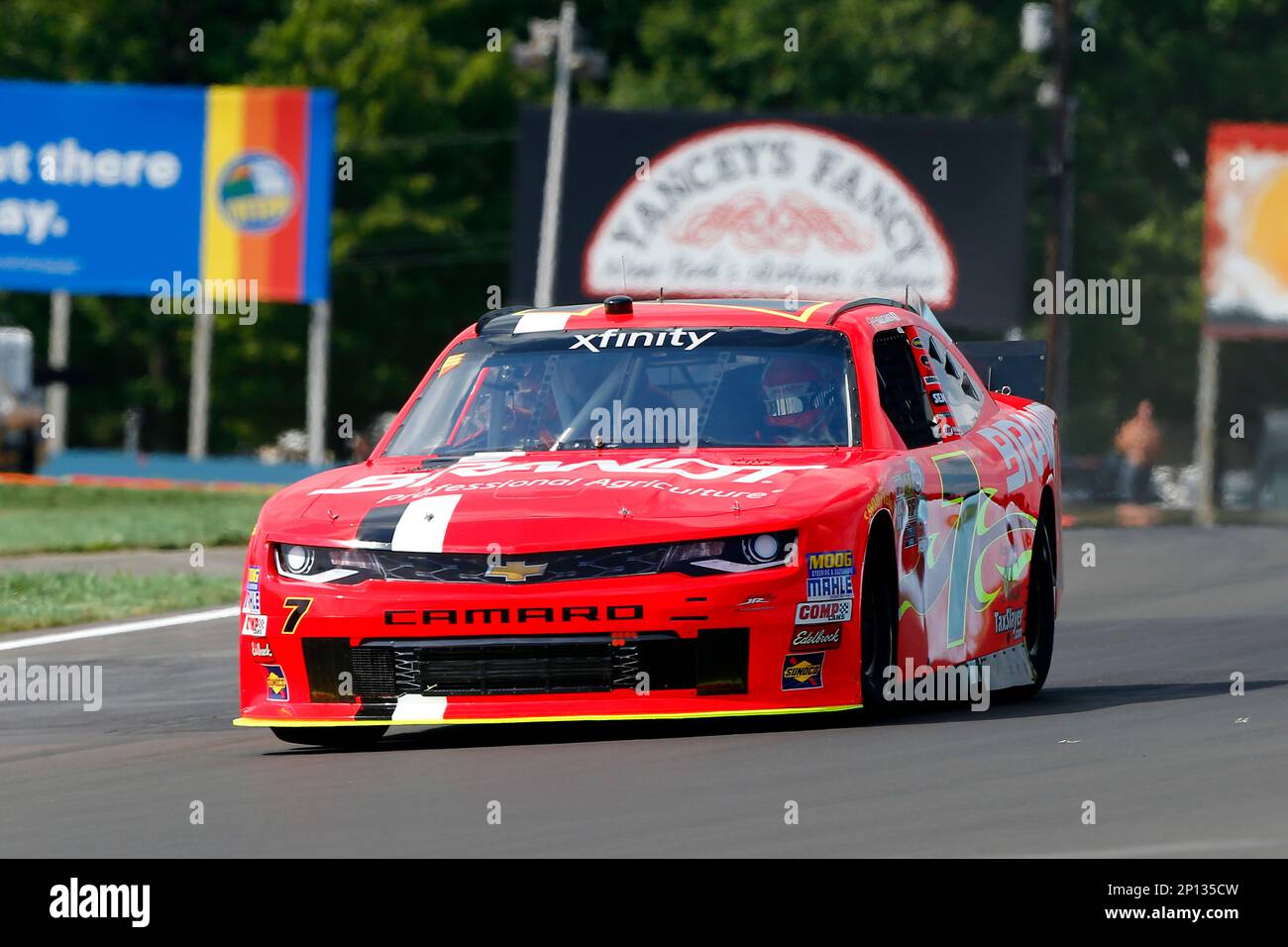 Justin Allgaier during practice for the NASCAR Xfinity Series Zippo 200 ...