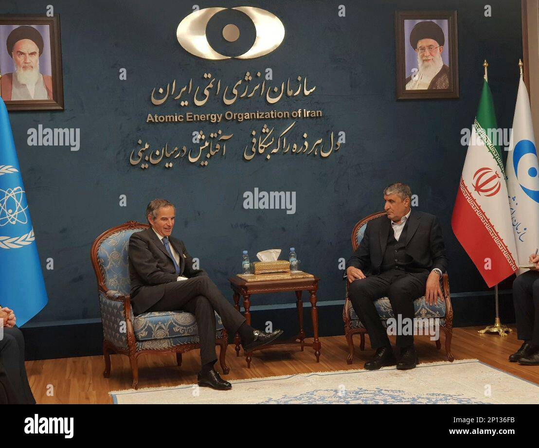 In this Friday, March 3, 2023, photo released by the Atomic Energy ...