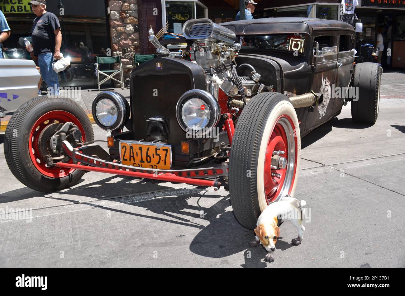 August 04 2016: Rat Rods get plenty of attention from fans and stray ...