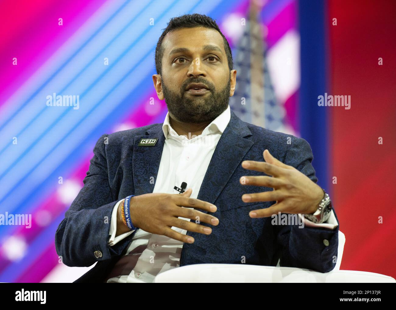 National Harbor, Maryland, USA. 3rd Mar, 2023. Kash Patel, former ...