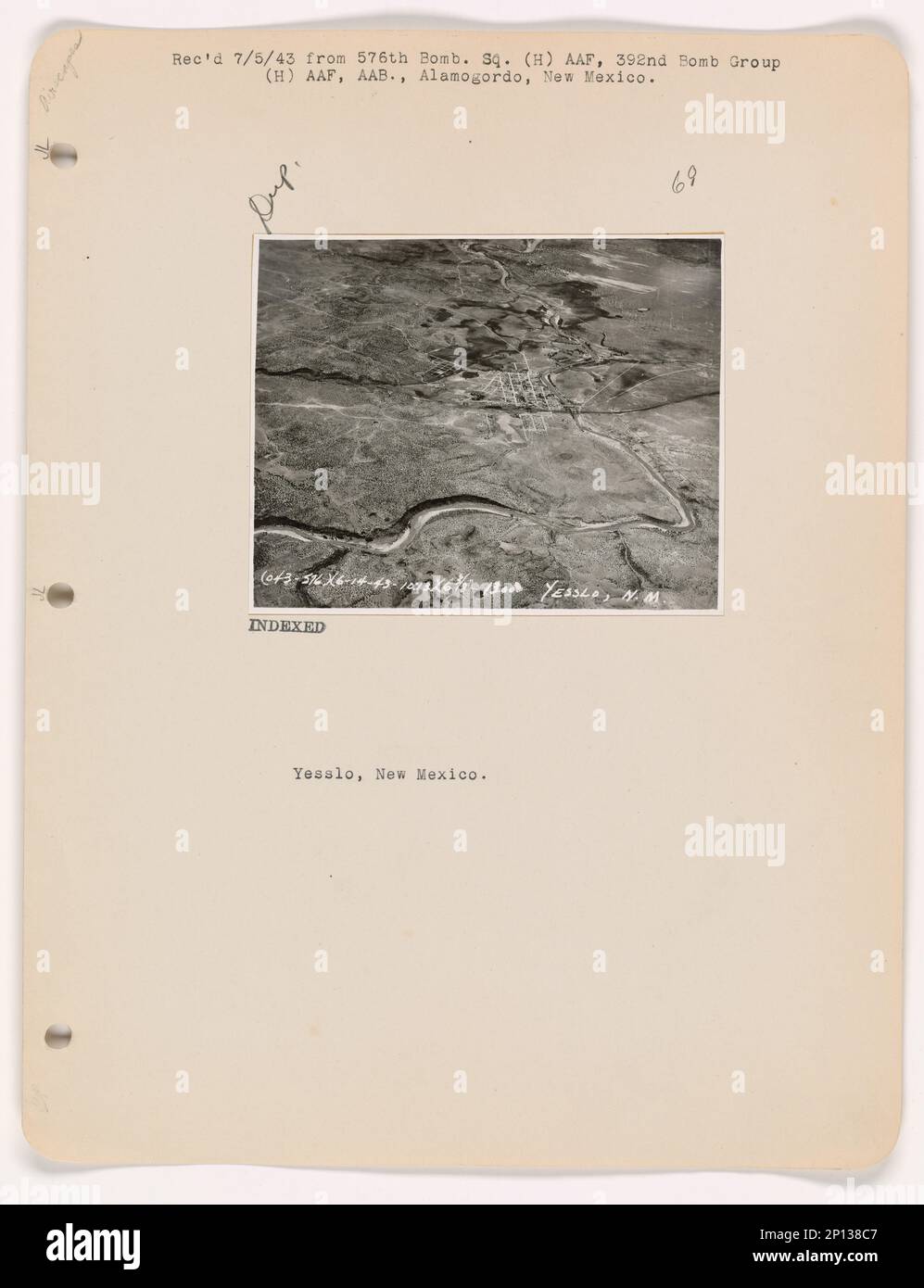 New Mexico - Silver City through Zuni Buttes, Aerial Photograph Stock ...