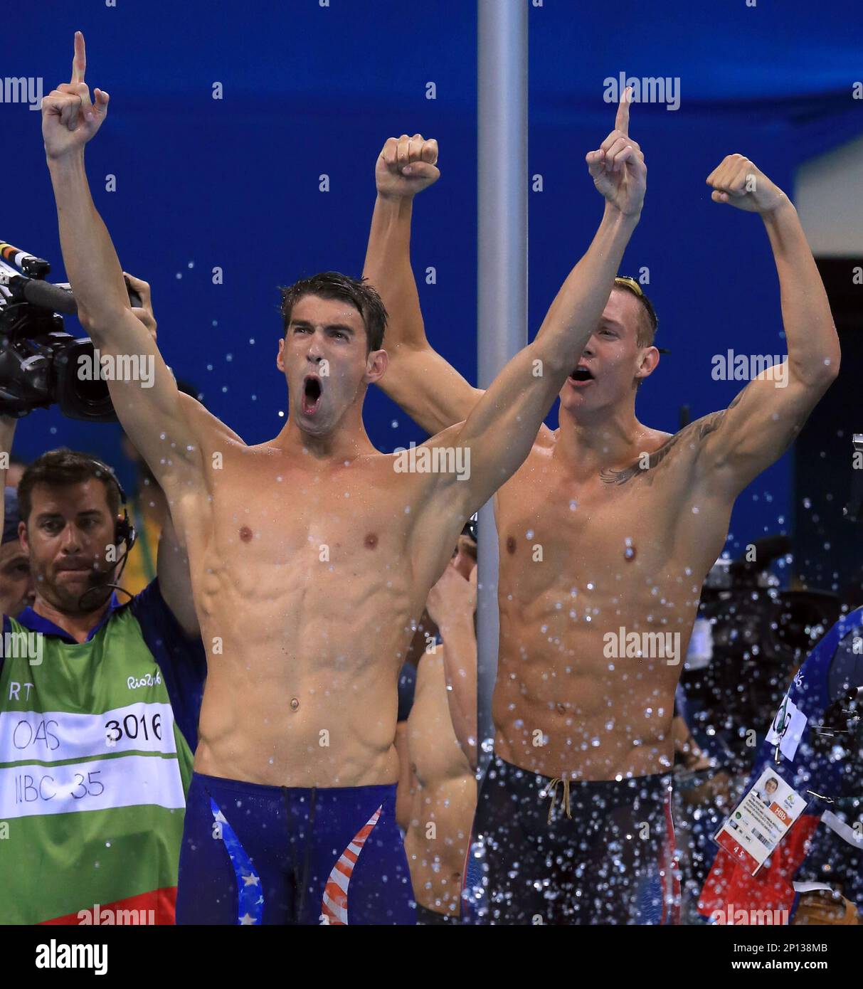 August 7, 2016 - Rio de Janeiro, RJ, Brazil - USA's MICHAEL PHELPS and ...