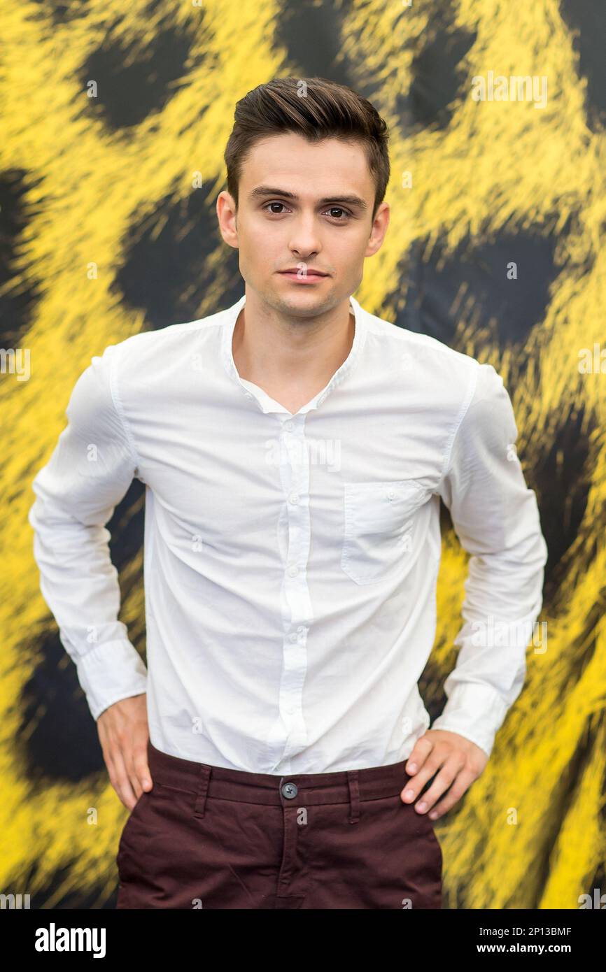Romanian actor Lucian Teodor Rus poses during a photo call for the film ...