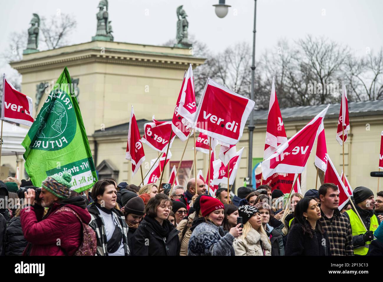 Munich, Bavaria, Germany. 3rd Mar, 2023. In solidarity with the Fridays ...