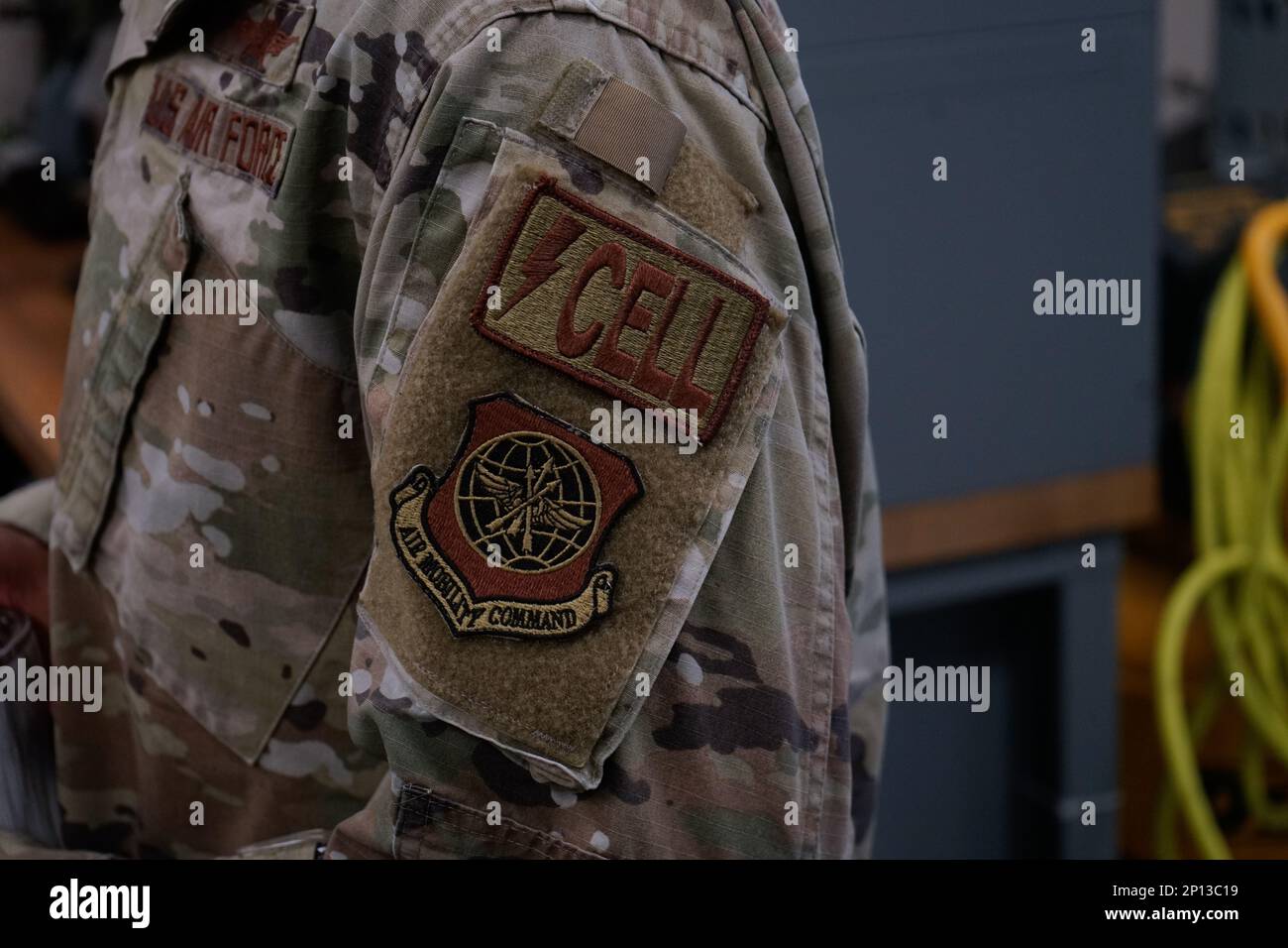 A Bolt Cell patch is displayed at the 6th Civil Engineering Squadron ...