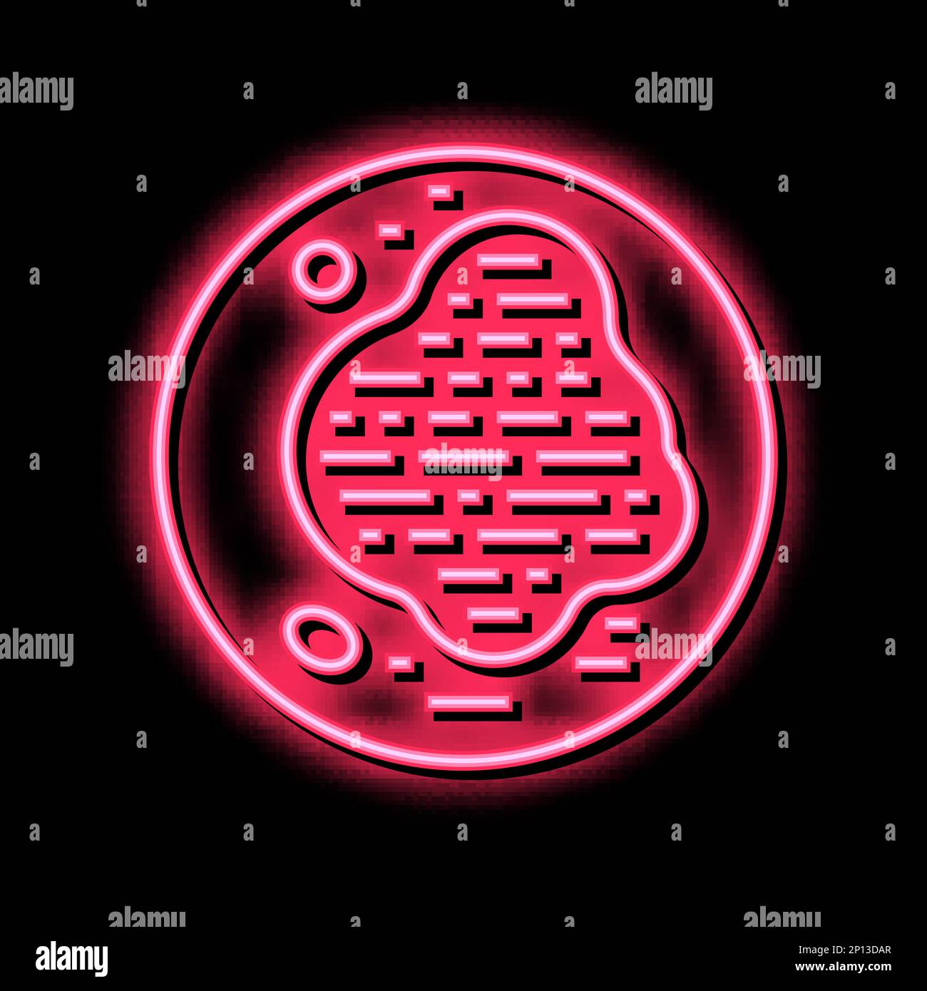 psoriasis skin disease neon glow icon illustration Stock Vector Image ...