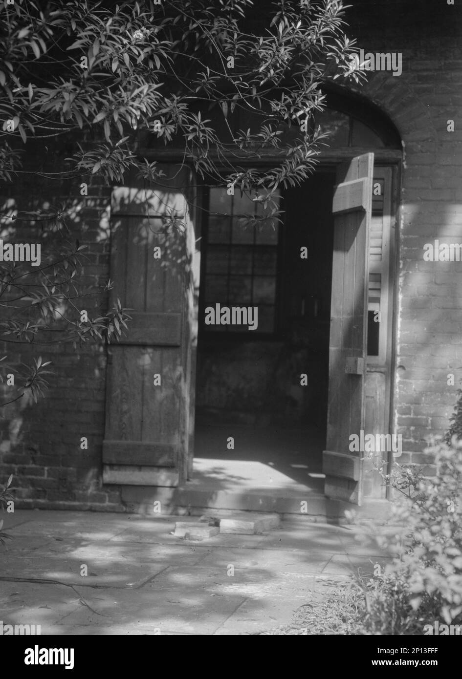 Courtyard, New Orleans, between 1920 and 1926 Stock Photo - Alamy