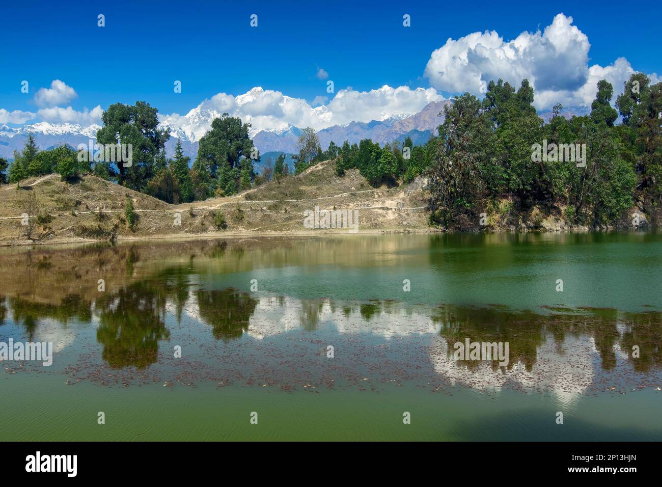 Holy Devariyatal, Deoria Tal, Devaria or Deoriya, an emerald lake with ...