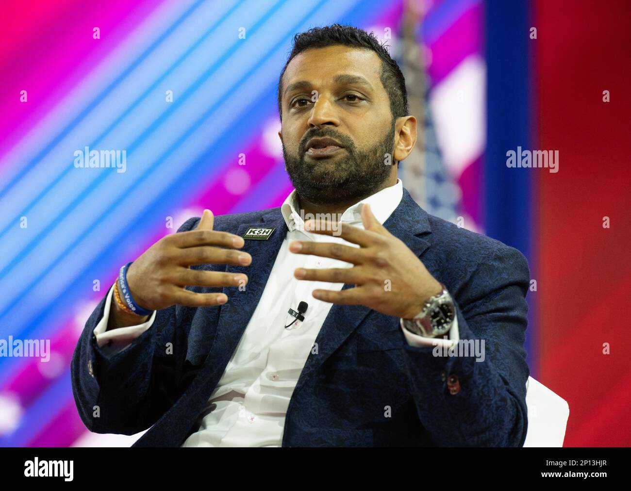 Washington DC, USA. 03rd Mar, 2023. Kash Patel, former Pentagon Chief ...