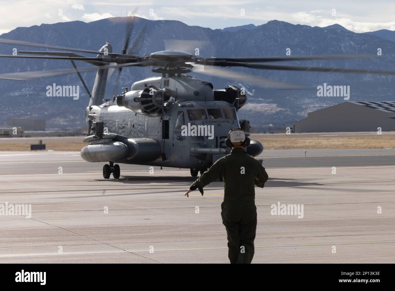U.S. Marine Corps Lance Cpl. Mason P. Haughey, a helicopter mechanic ...