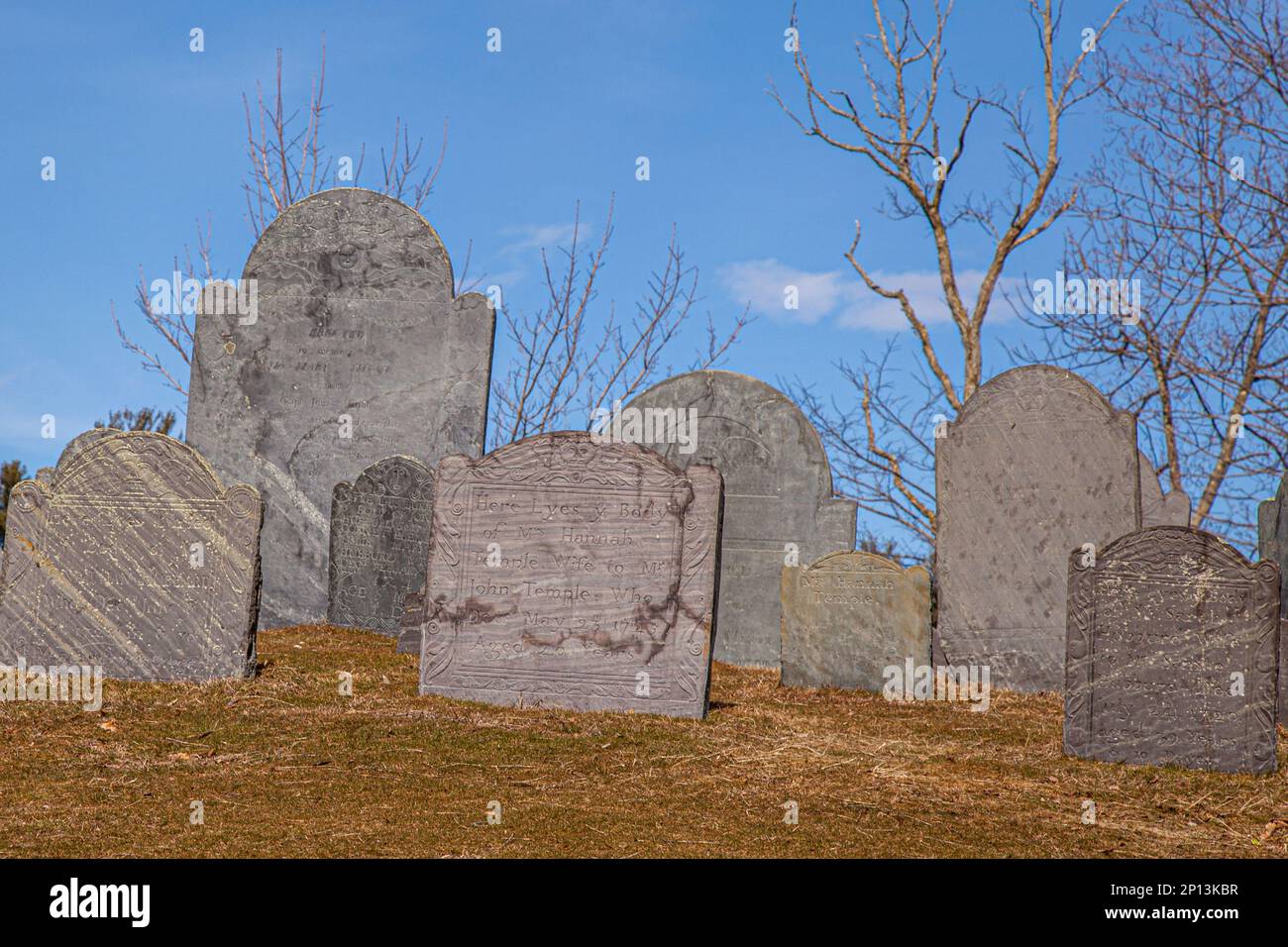 Old hill burying ground concord hi-res stock photography and images - Alamy