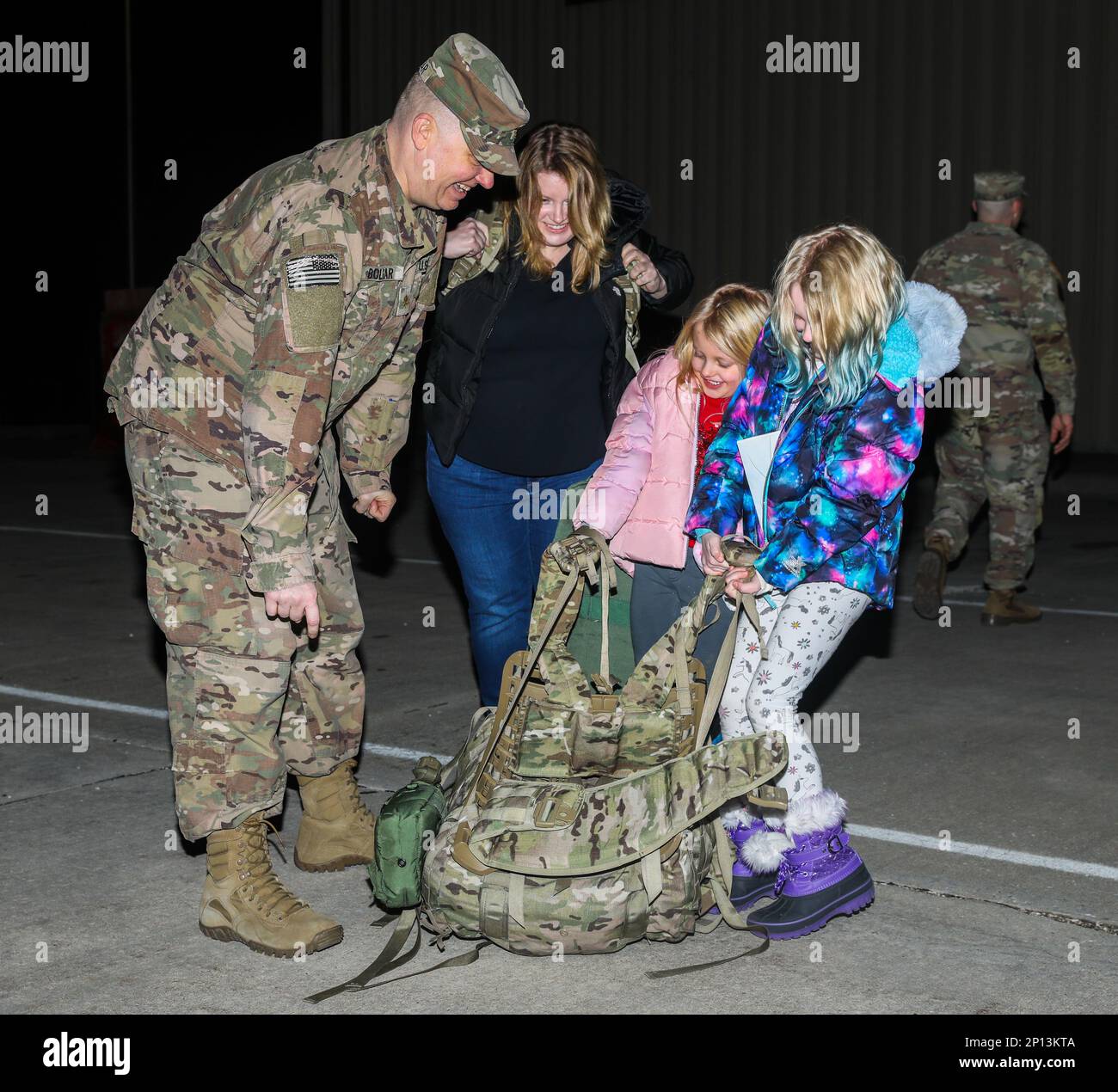 U.S. Army Maj. Christopher Bolgar assigned to the 1st Infantry Division ...