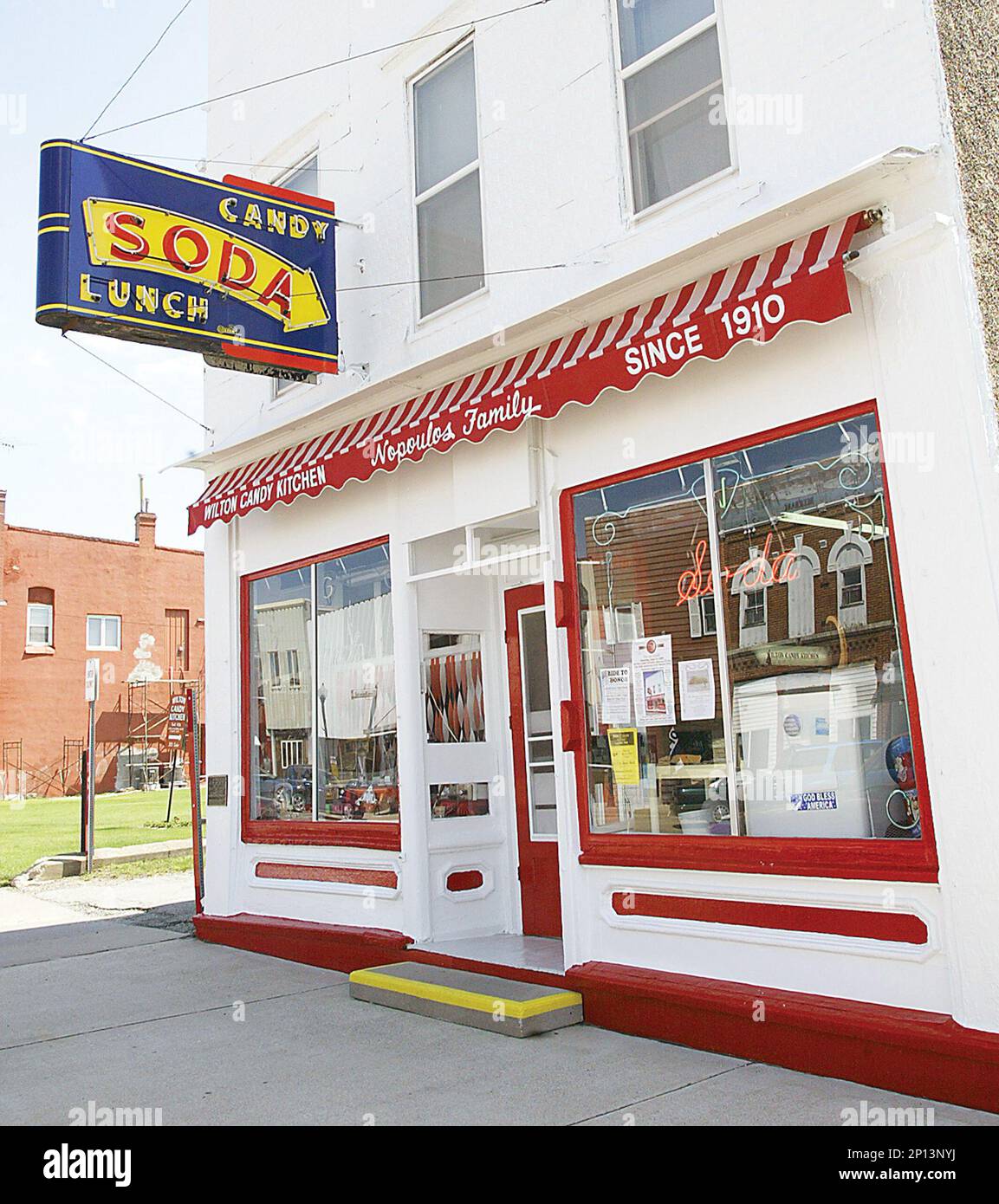 This June 5, 2009 photo shows The Candy Kitchen in Wilton, Iowa. The ...