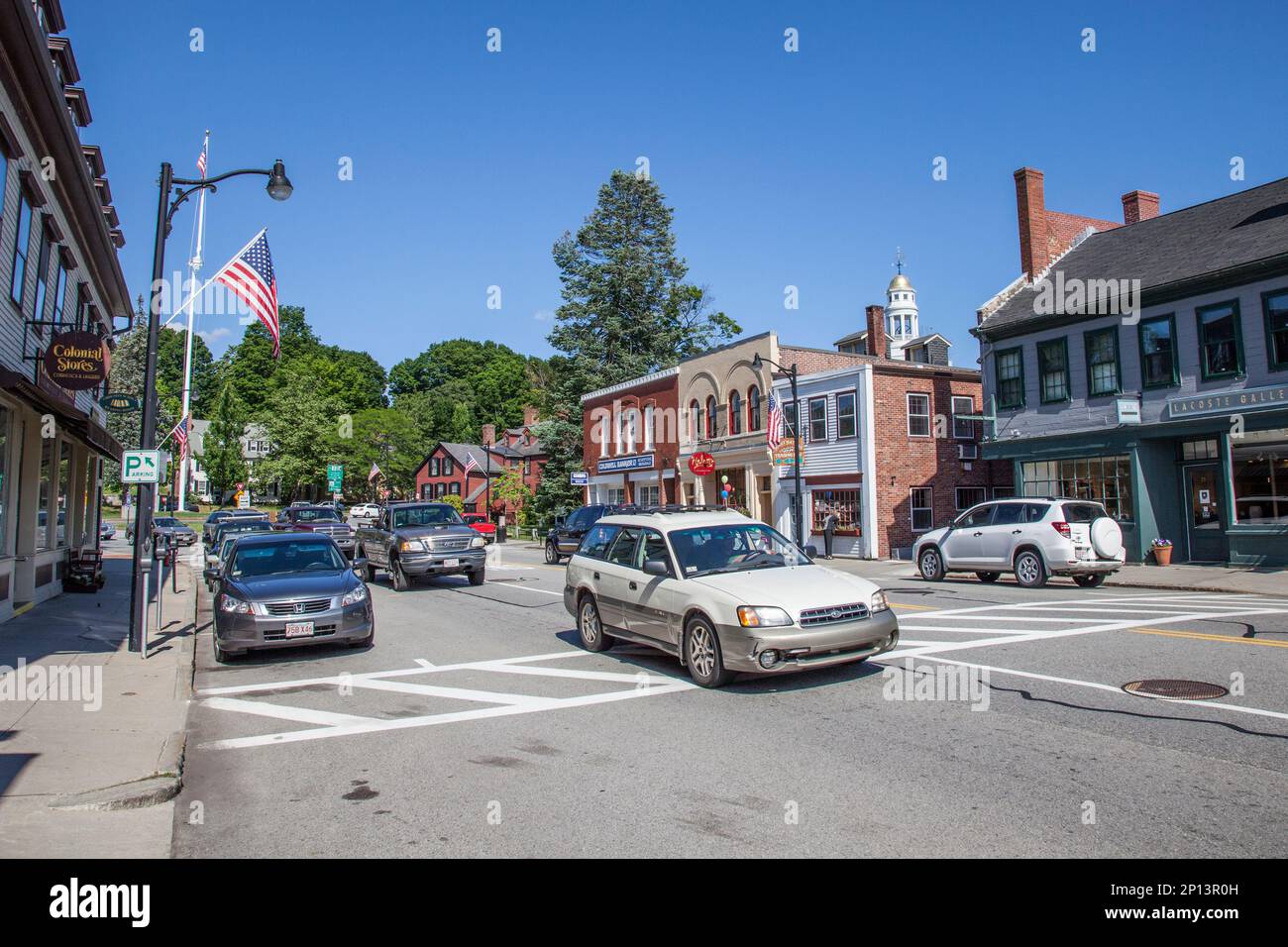 Main Street in Concord, Massachusetts Stock Photo - Alamy