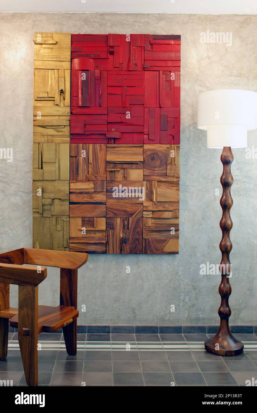 This undated photo provided by wood artist Peter Glassford shows one of ...