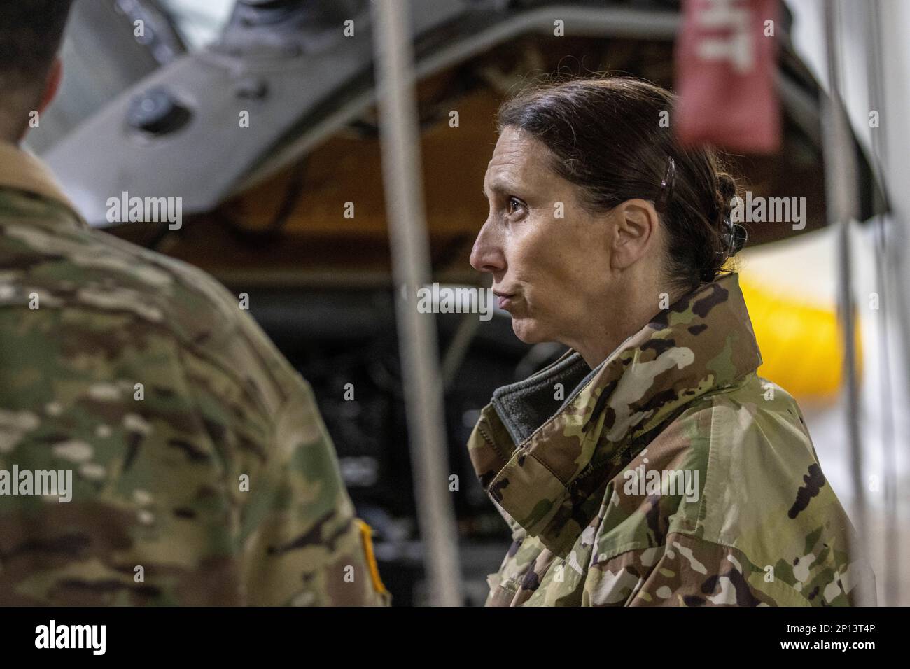 U.S. Army Brig. Gen. Gail Atkins, Commander of the Defense Logistics ...