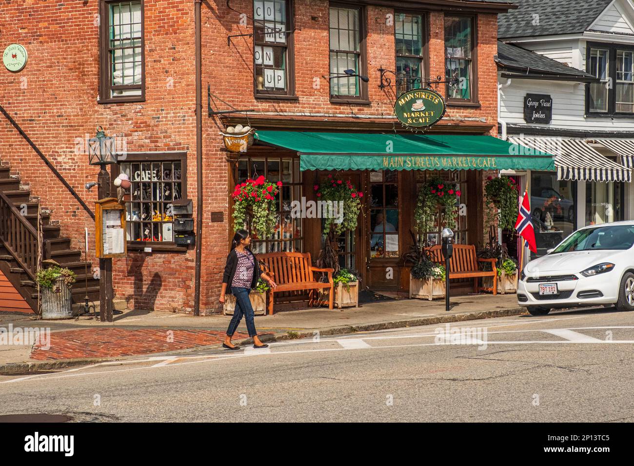 Main Street Market and Cafe, Concord, Massachusetts Stock Photo - Alamy