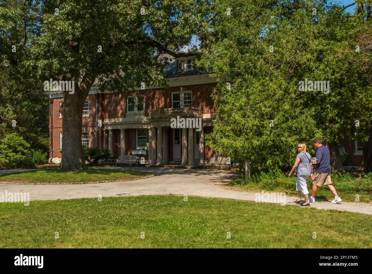 Old North Bridge Visitor Center, Concord, MA Stock Photo - Alamy