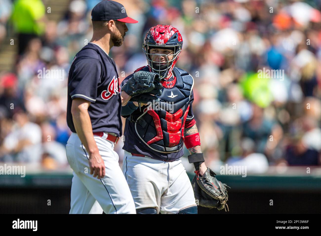 31 July 2016: Cleveland Indians Starting pitcher Corey Kluber (28 ...