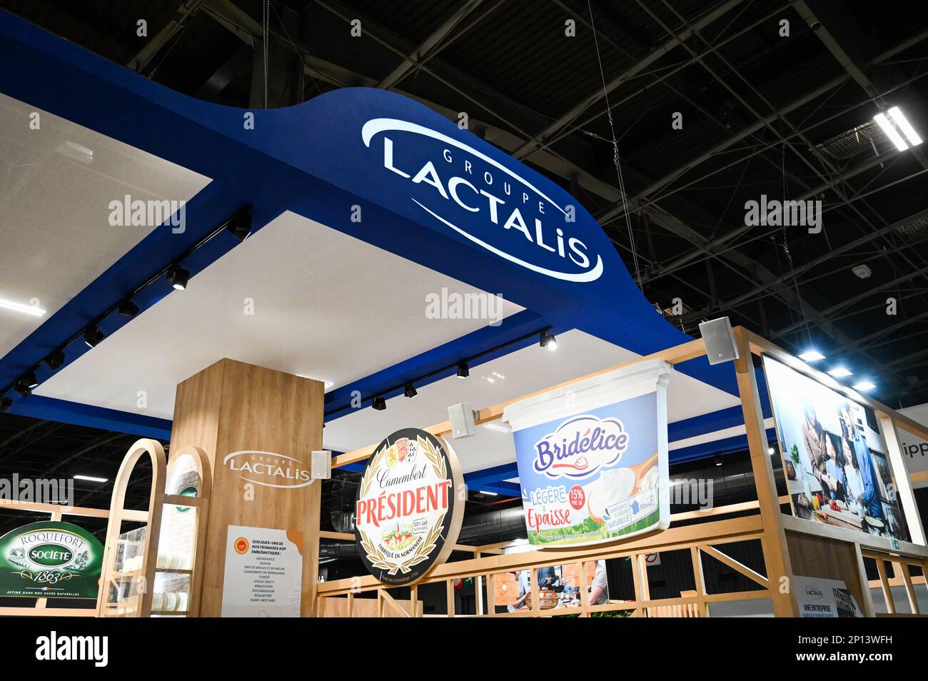 Paris, France. 03rd Mar, 2023. illustration of the Lactalis Group at ...