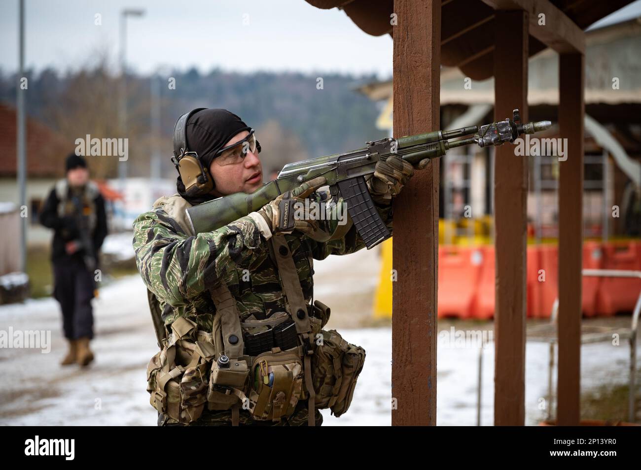 U.S. Army Sgt. Tanor Patino assigned to the 1st Battalion, 4th Infantry ...