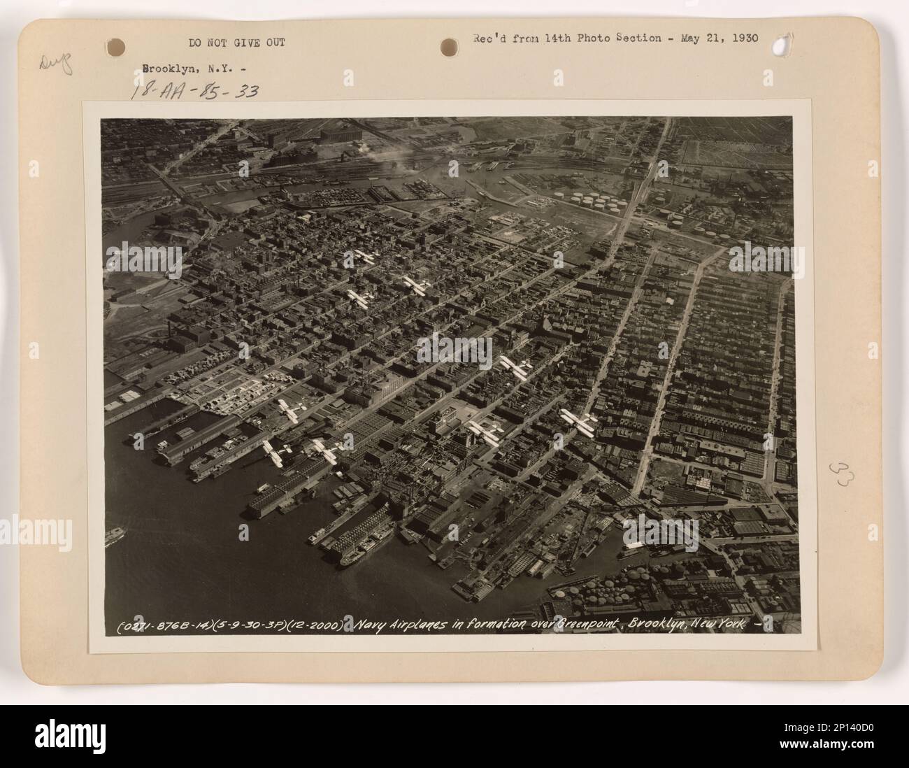 Aerial photograph of brooklyn hi-res stock photography and images - Alamy