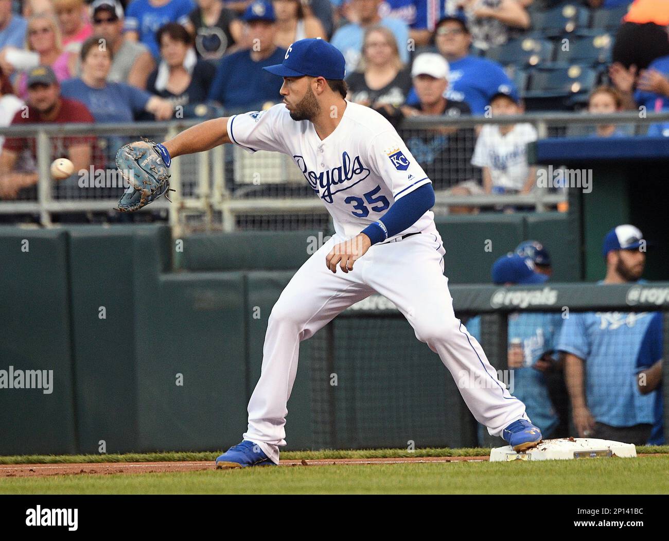 26 July 2016: Kansas City Royals' first baseman Eric Hosmer (35 ...