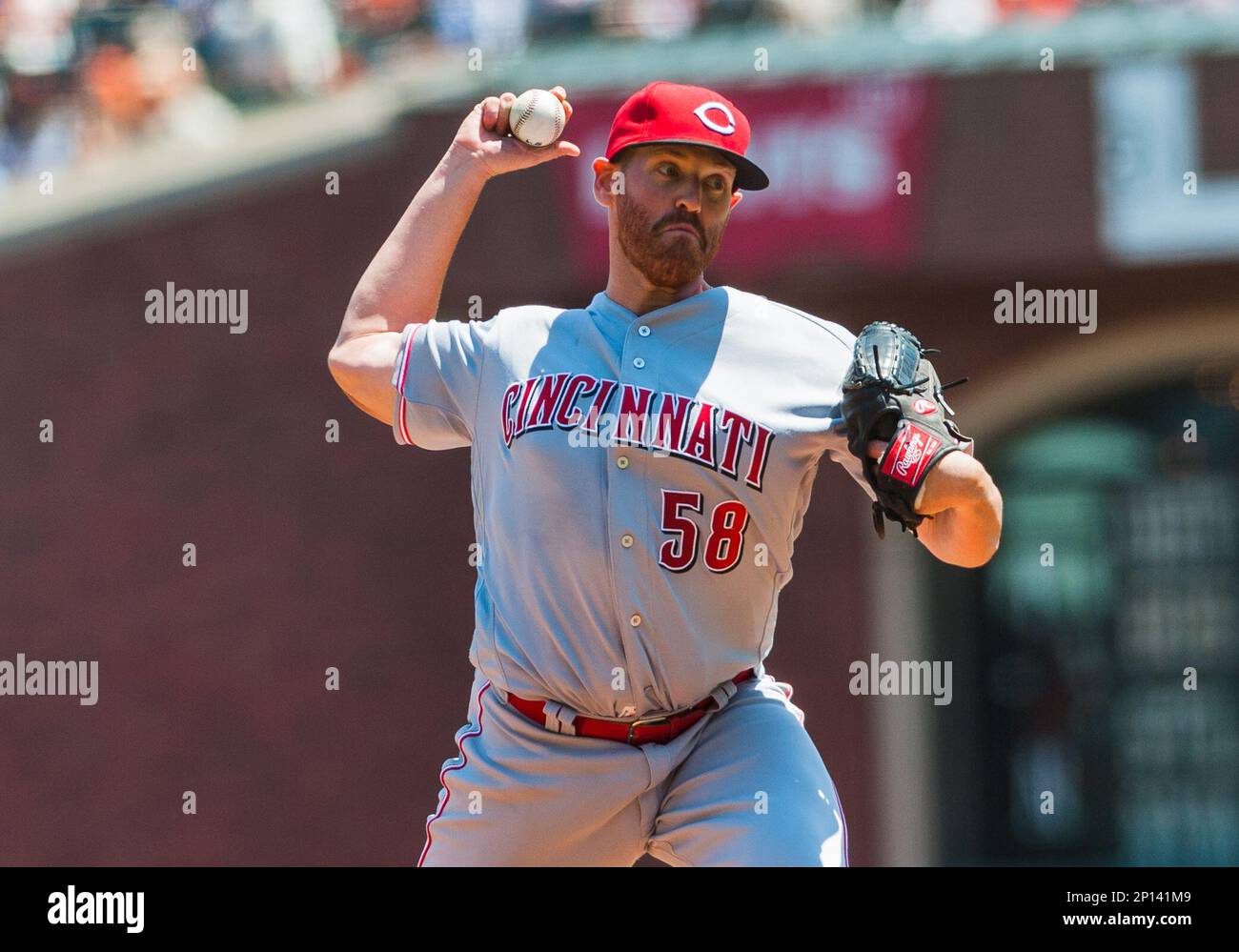 July 27,2016: Cincinnati Reds starting pitcher Dan Straily (58 ...
