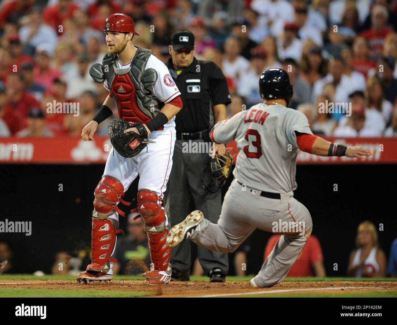 28 Jul. 2016: Los Angeles Angels of Anaheim catcher Jett Bandy (47 ...
