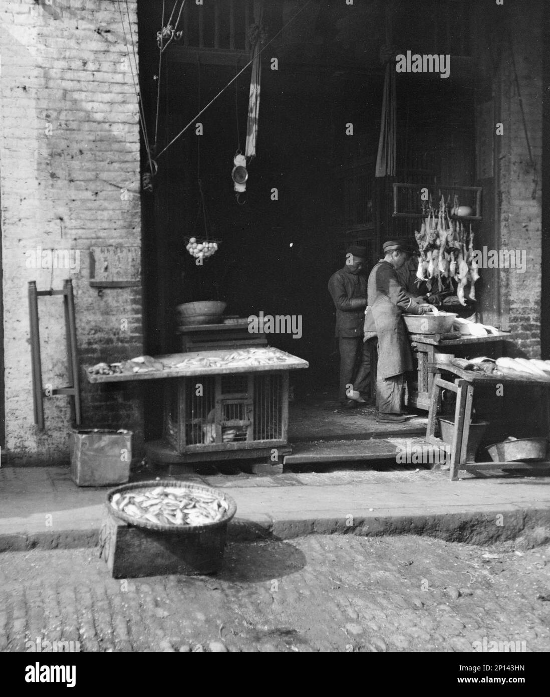Fish alley Black and White Stock Photos & Images - Alamy