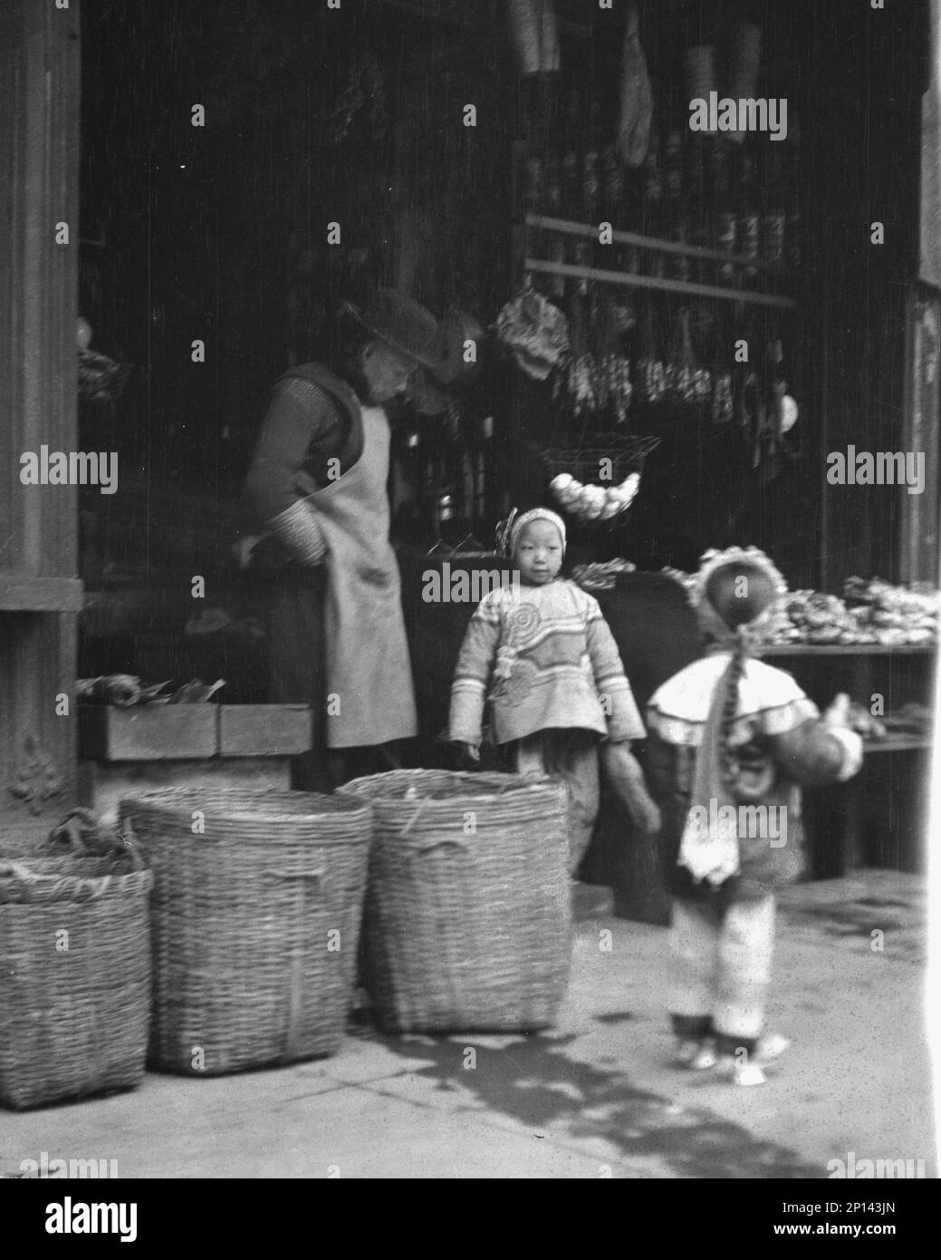 The grocery store, Chinatown, San Francisco, between 1896 and 1906 ...