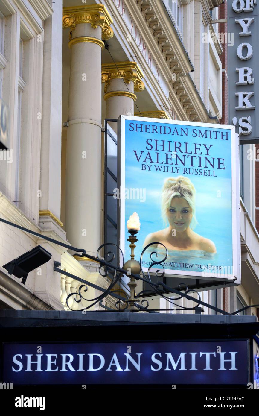 London, England, UK. Shirley Valentine (by Willy Russell) staring ...