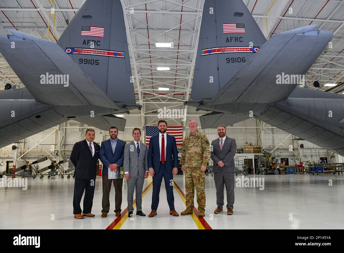 U.S. Sen. JD Vance, representing Ohio, Col. Jeff Van Dootingh ...