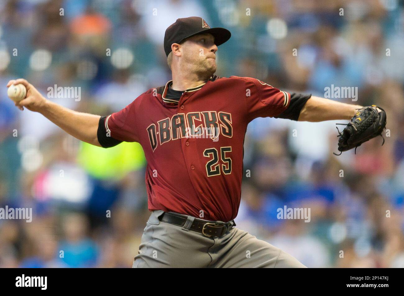 July 27, 2016: Arizona Diamondbacks starting pitcher Archie Bradley #25 ...