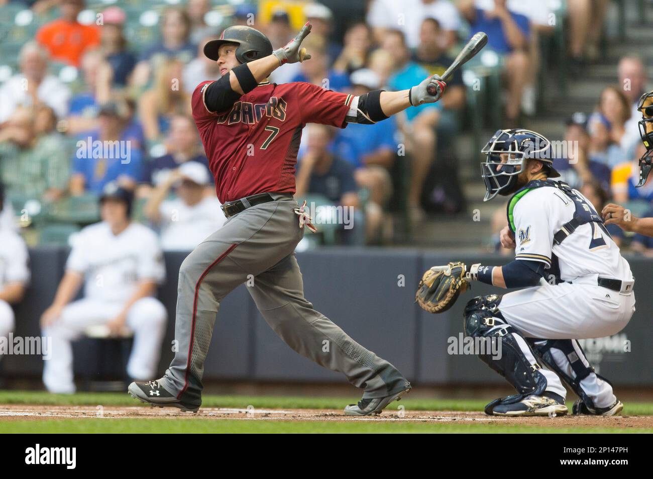 July 27, 2016: Arizona Diamondbacks catcher Welington Castillo #7 ...