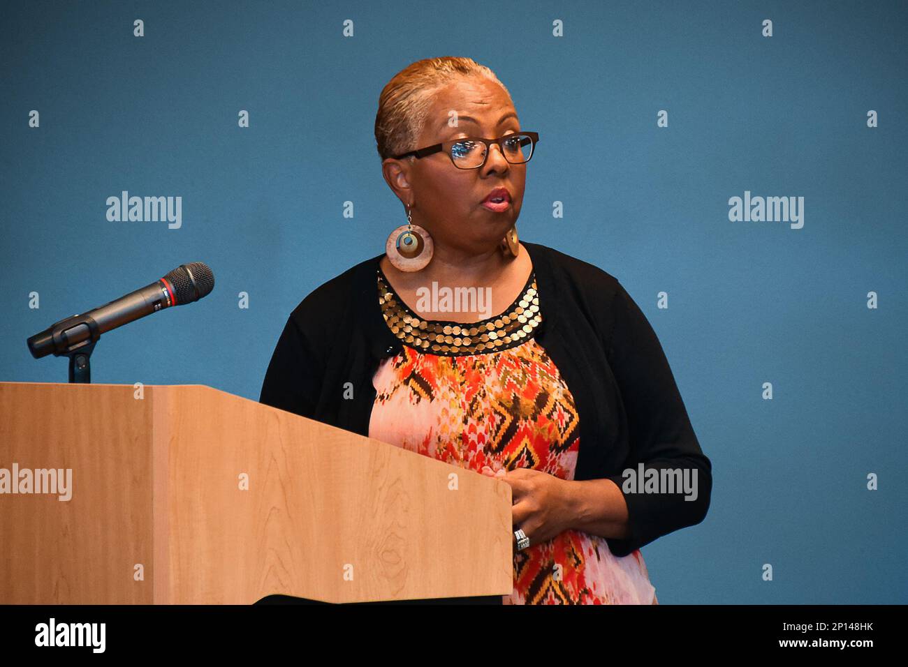 In this Tuesday, July 26, 2016 photo, Onslow Commissioner Million Heir ...