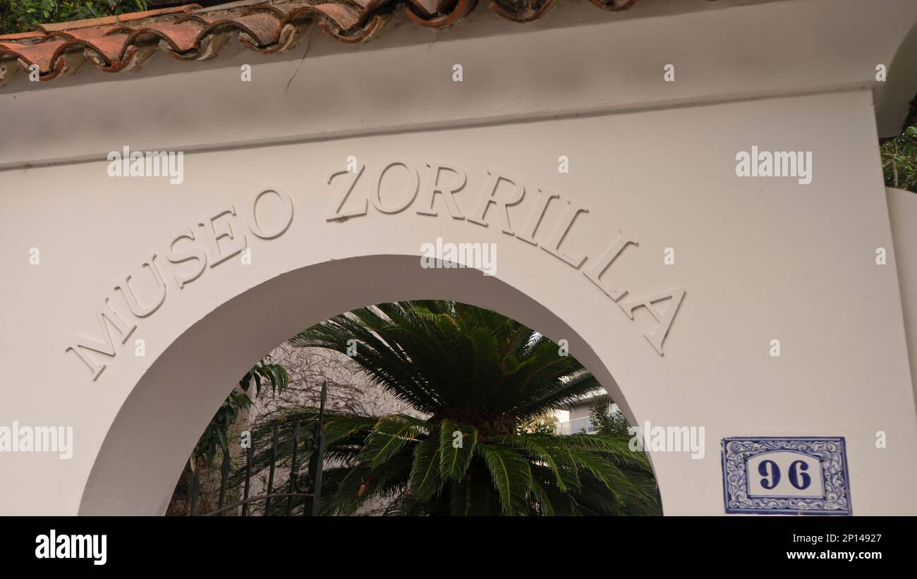 Poet laureate Zorrila de San Martin museum in Montevideo,Uruguay Stock ...