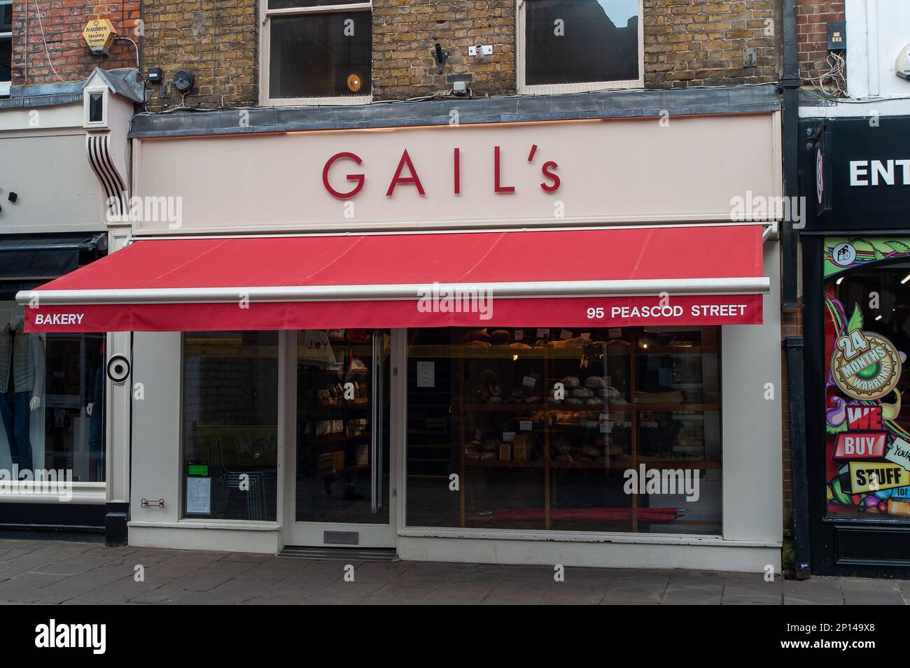 Windsor, Berkshire, UK. 2nd March, 2023. A Gail's Bakery in Windsor ...