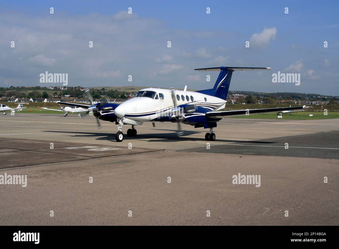 A Beechcraft B200 Super King Air of 2Excel Aviation at Brighton City ...