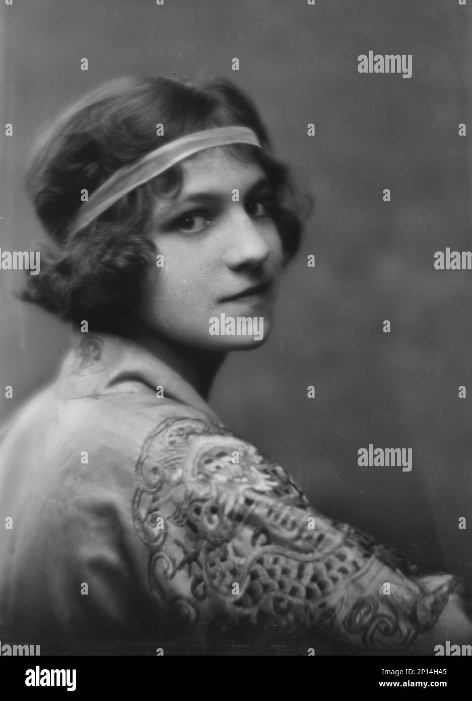 Isadora Duncan dancer, portrait photograph, between 1915 and 1923 Stock ...