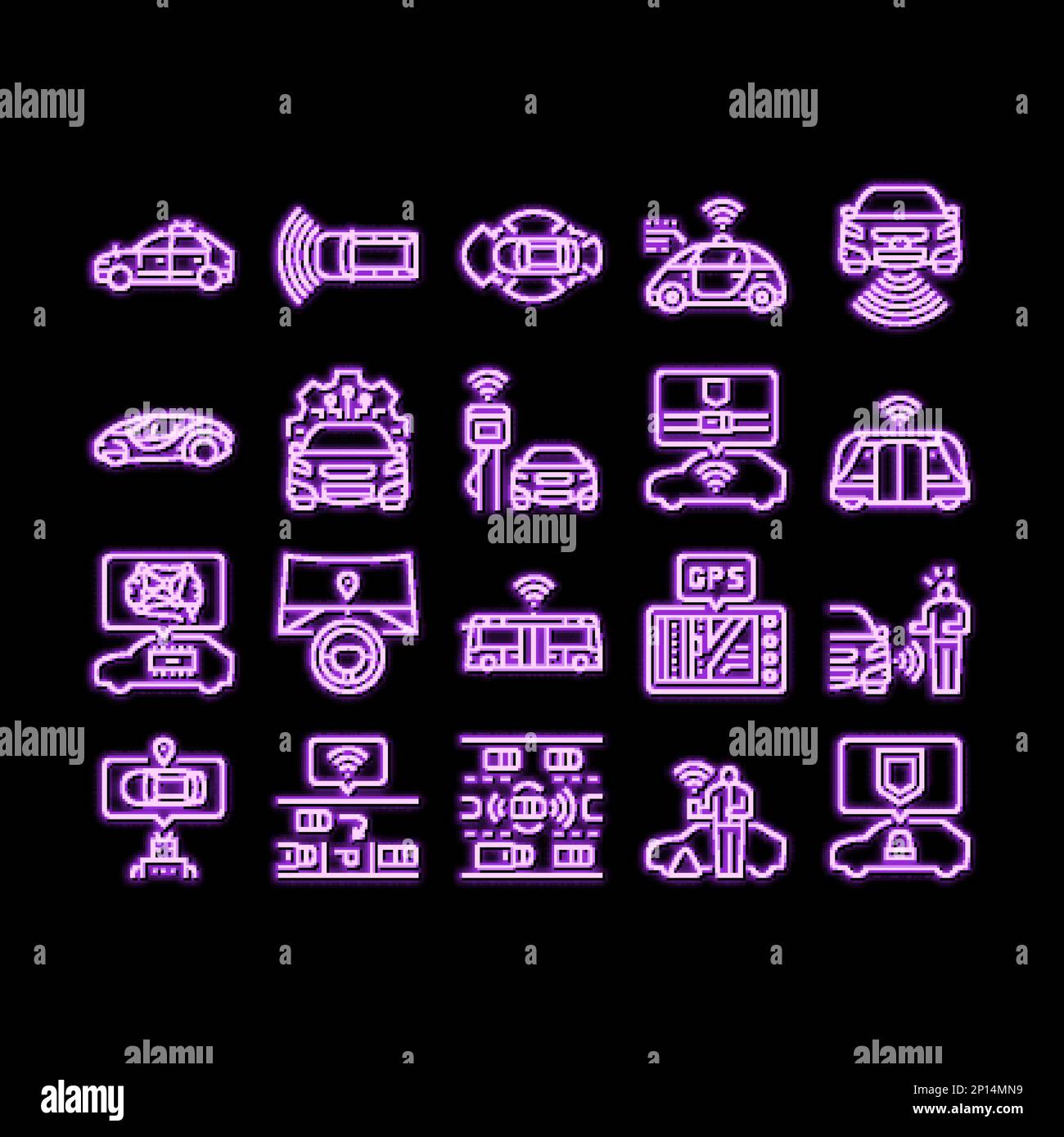 Retro robot illustrations hi-res stock photography and images - Alamy