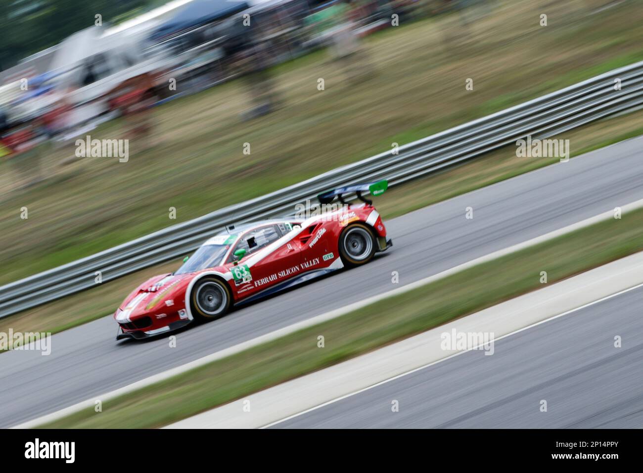 July 22, 2016: The #63 Scuderia Corsa Ferrari 488 GT3 (GTD) driven by ...