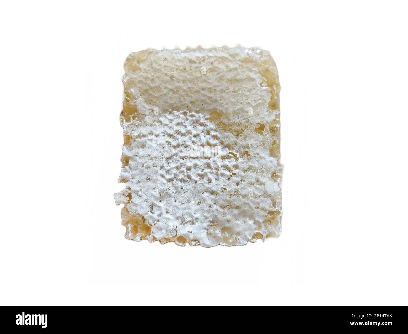 Natural honeycomb isolated on white background Stock Photo - Alamy