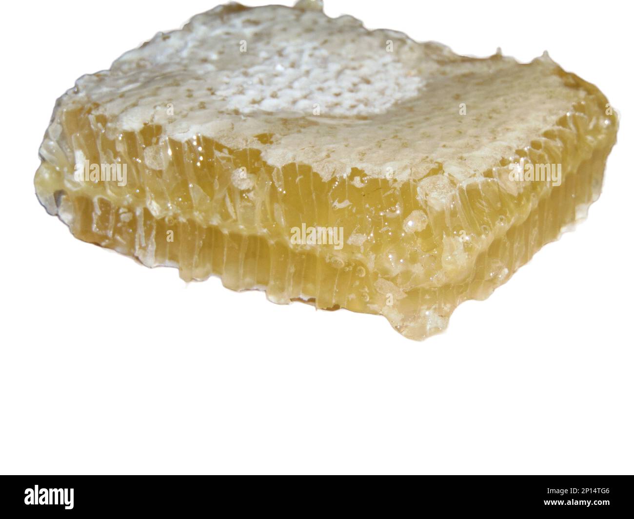 Natural honeycomb isolated on white background Stock Photo - Alamy