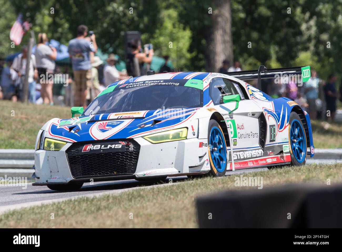 July 22, 2016: The #9 Stevenson Motorsports Audi R8 LMS GT3 (GTD ...